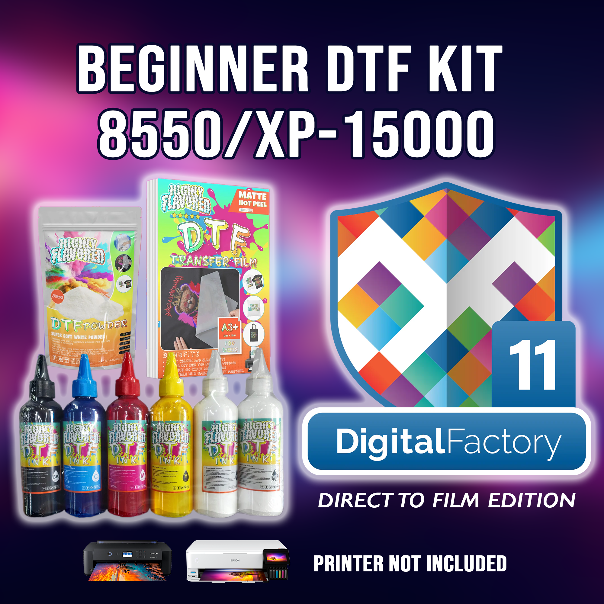 Beginner DTF Kit For 8550/Xp-15000 – Highly Flavored